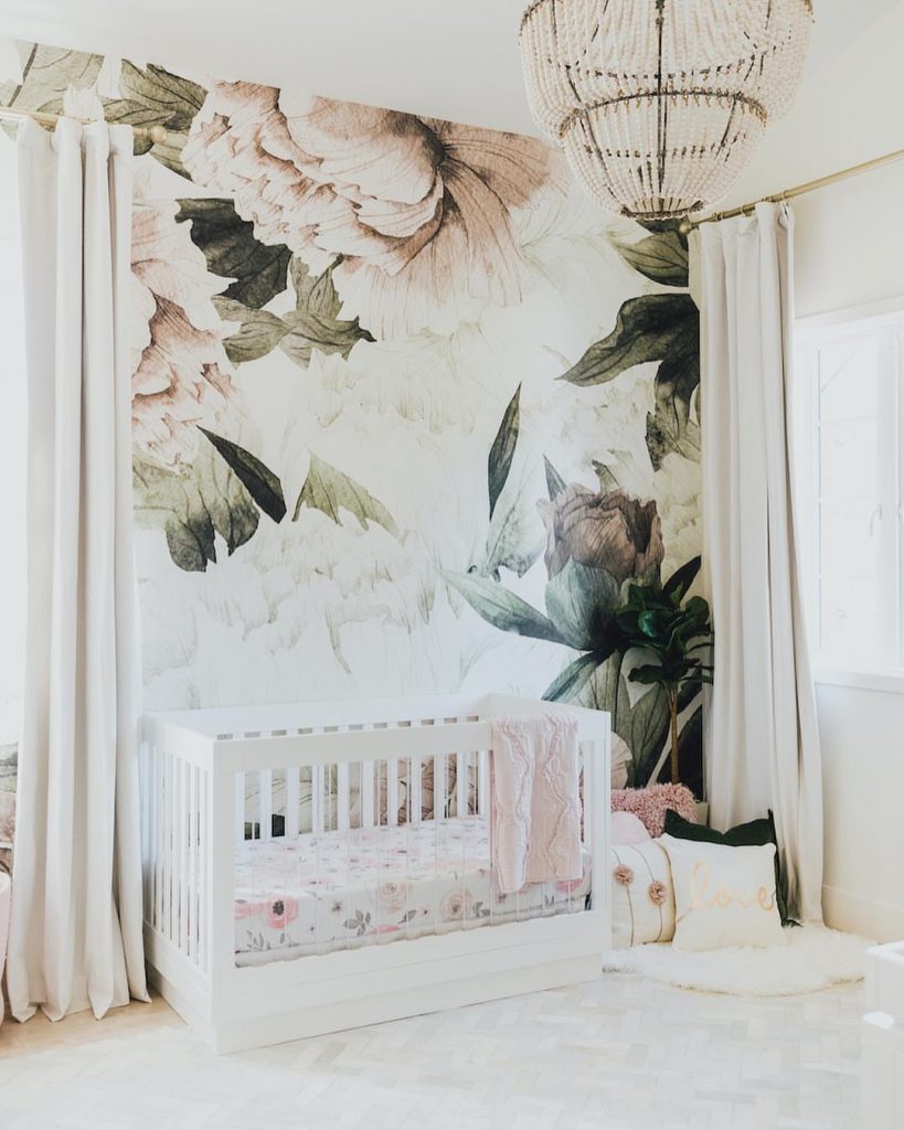 My Favorite Nursery Wall Murals Inspired by Nature - Little Crown Interiors