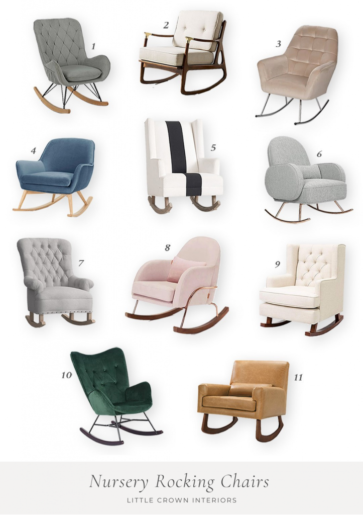 Beautiful Nursery Rocking Chairs for Every Budget - Little Crown Interiors